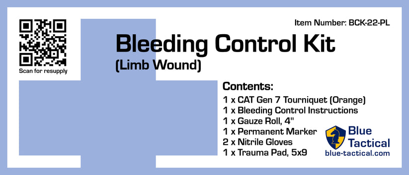 Bleeding Control Kit (Limb Wound) – Blue Tactical